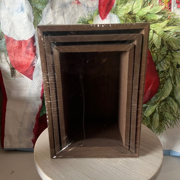 Target | Accents | Target Bullseye Brown Wood Nesting Crates Nwt | Poshmark